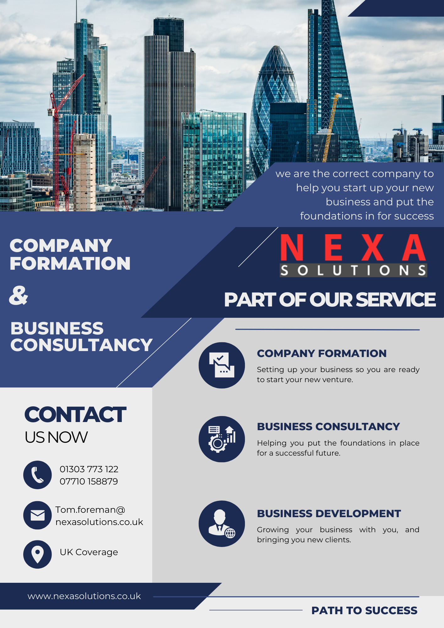 Company Formation & Business Consultancy Flyer - Nexa Solutions